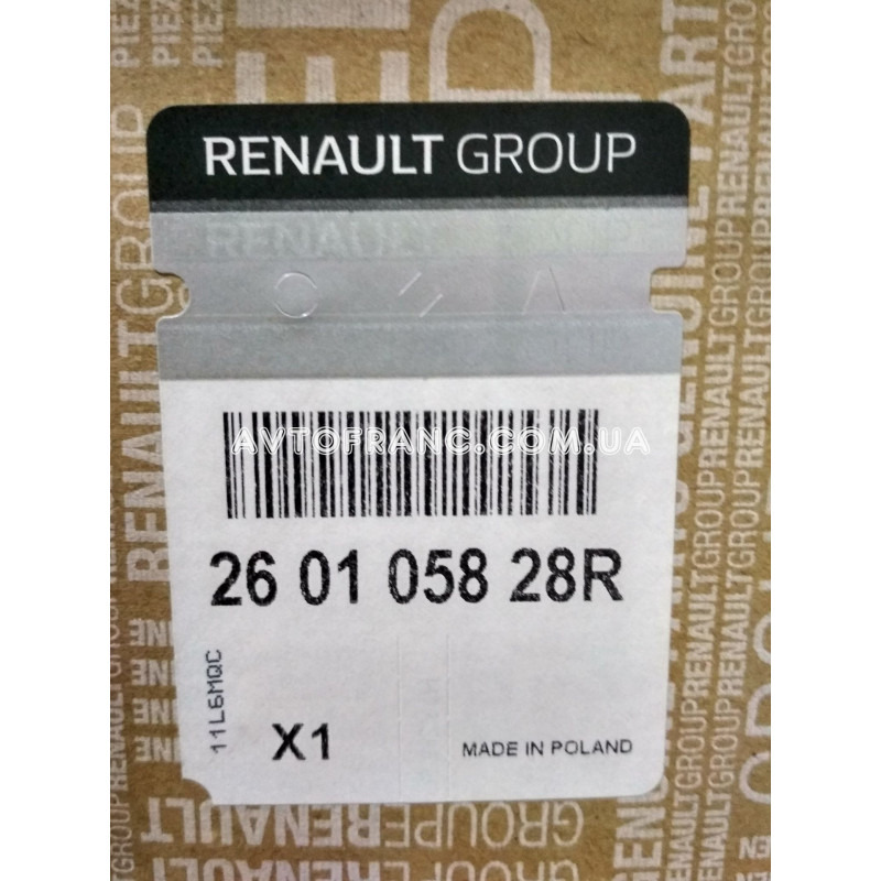 Фара права Dacia Duster (2015-2017) Оригінал 260105828R