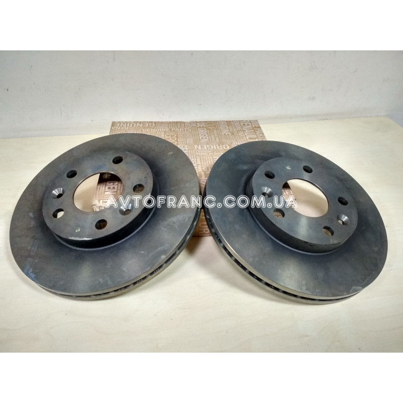 Диски гальмівні вентильовані Renault Duster (2010-2017) Оригінал ...