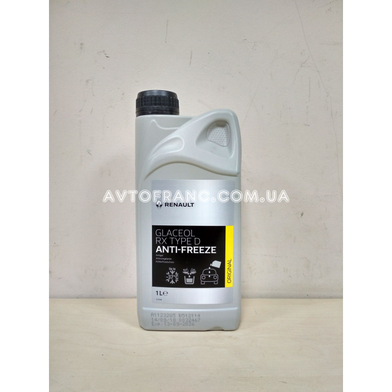 Антифриз концентрат (зелений) Renault Glaceol RX Type D -70°С 1 л ...