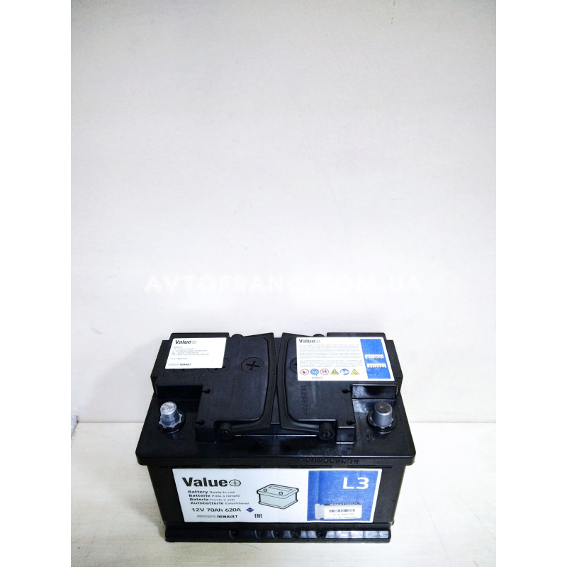 Акумуляторна батарея 70 Ah - 620 A VALUE+ 7711949805 Оригінальний номер ...